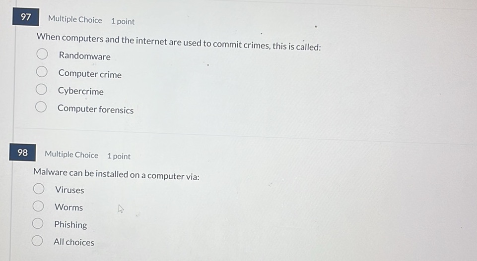 When computers and the internet are used to | StudyX