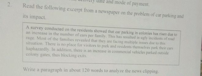 Read the following excerpt from a newspaper | StudyX