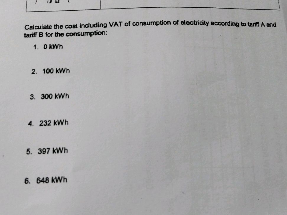 Calculate the cost including VAT of | StudyX