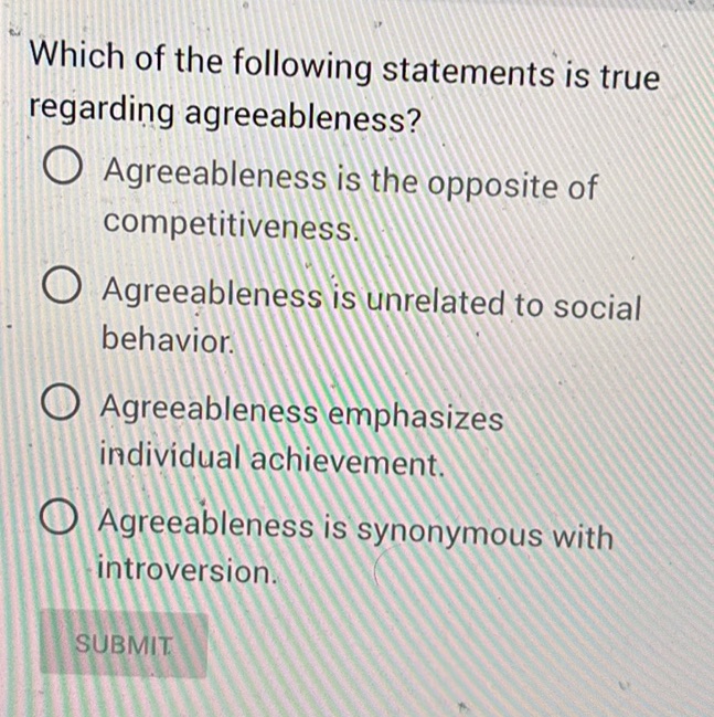 Which of the following statements is true
