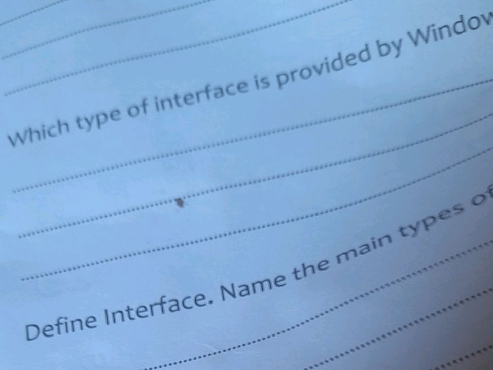 Which type of interface is provided by | StudyX