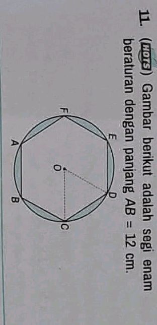 11. (HOTS) Gambar berikut adalah segi enam | StudyX