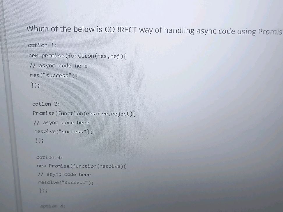 Which of the below is CORRECT way of | StudyX