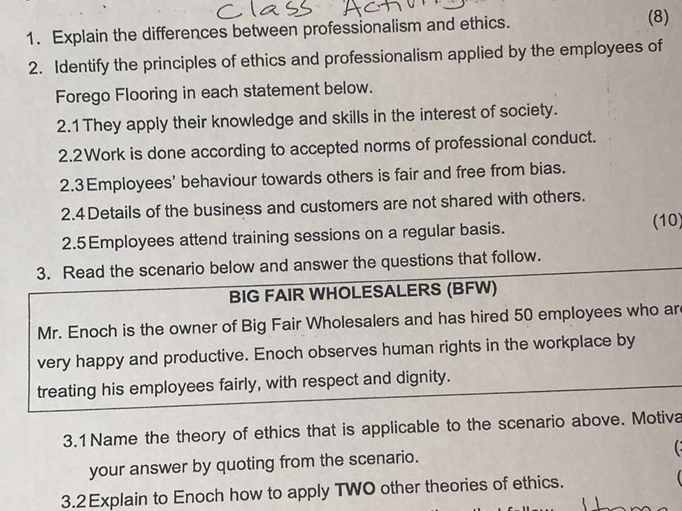 1. Explain the differences between | StudyX