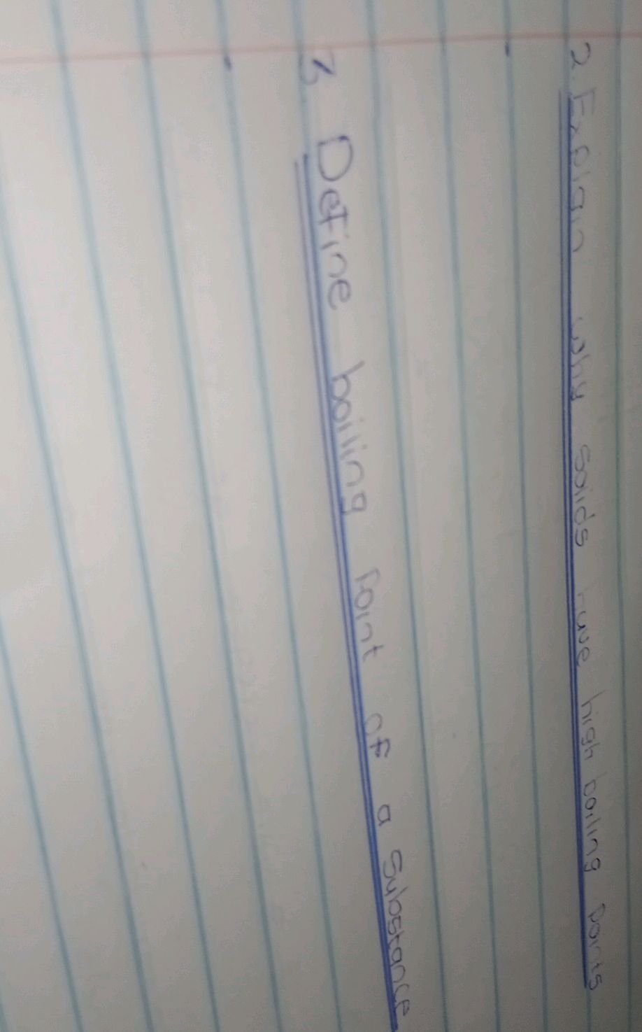 Define boiling point of a substance | StudyX