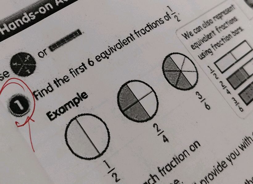 Find the first 6 equivalent fractions of $ | StudyX