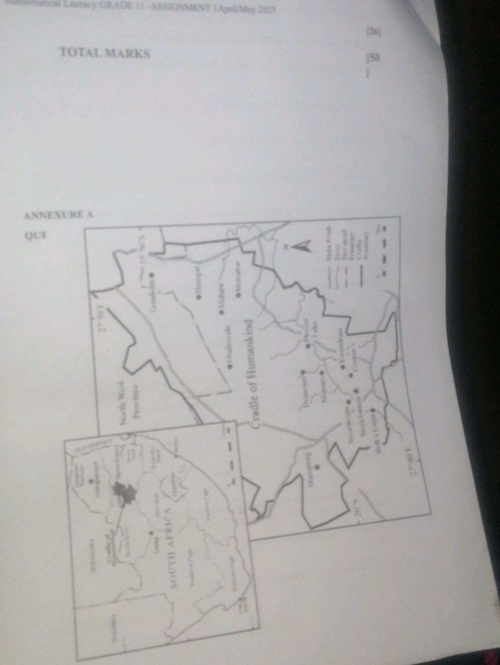 The image contains a map. The map cannot be | StudyX