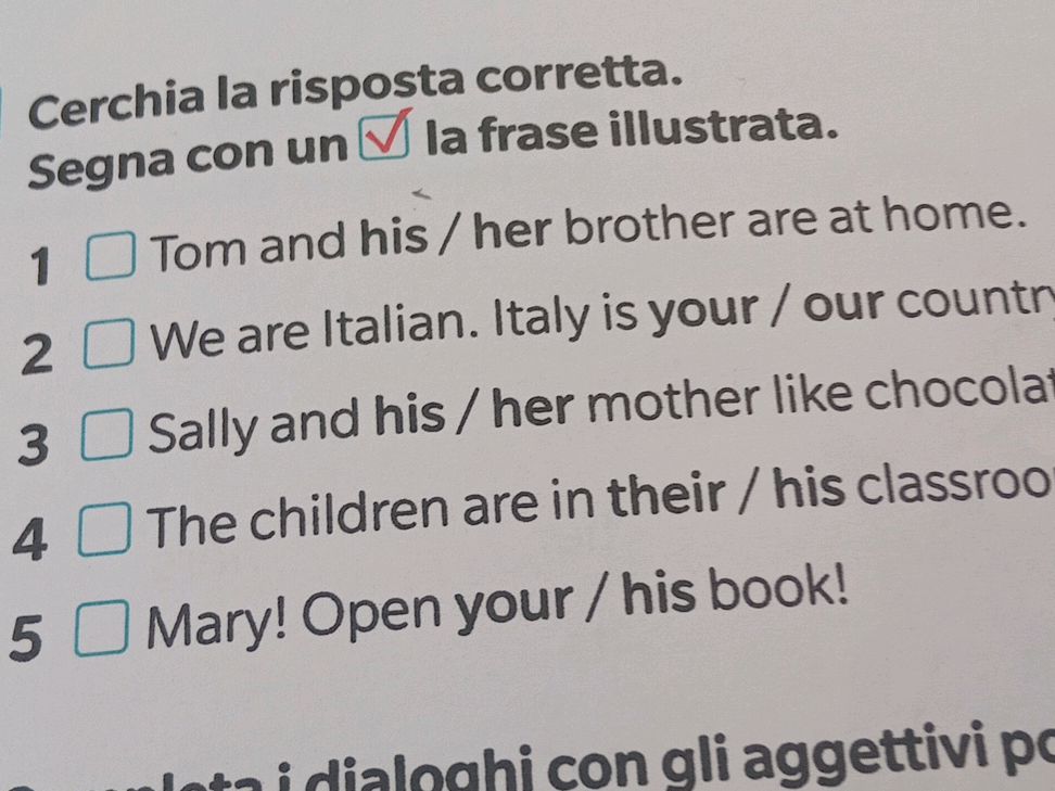 Cerchia la risposta corretta. Segna con un | StudyX