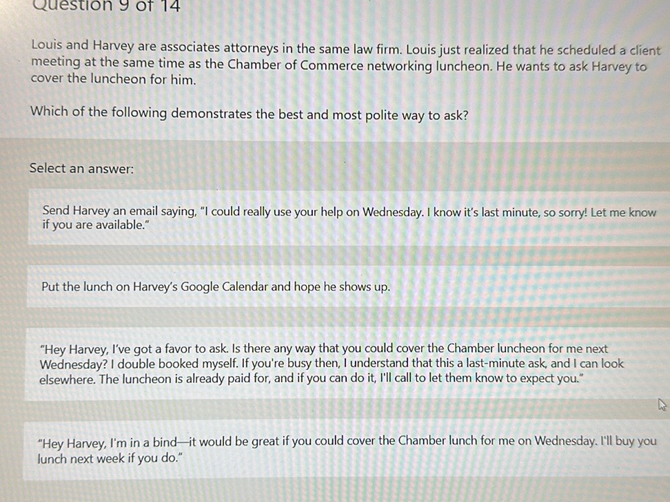 Louis and Harvey are associates attorneys in