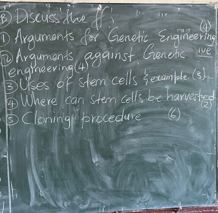 B) Discuss the ff! 1 Arguments for Genetic | StudyX