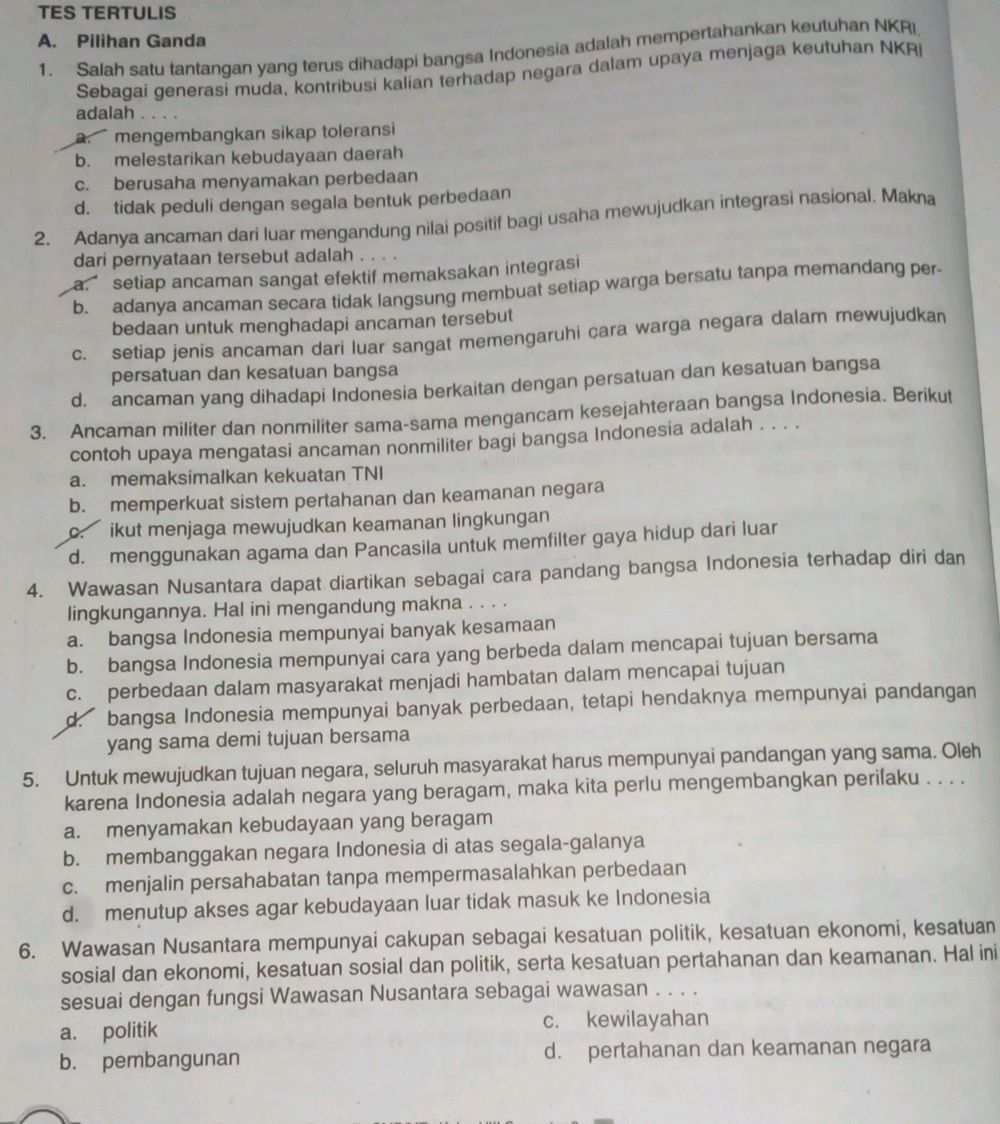 1. Salah satu tantangan yang terus dihadapi | StudyX