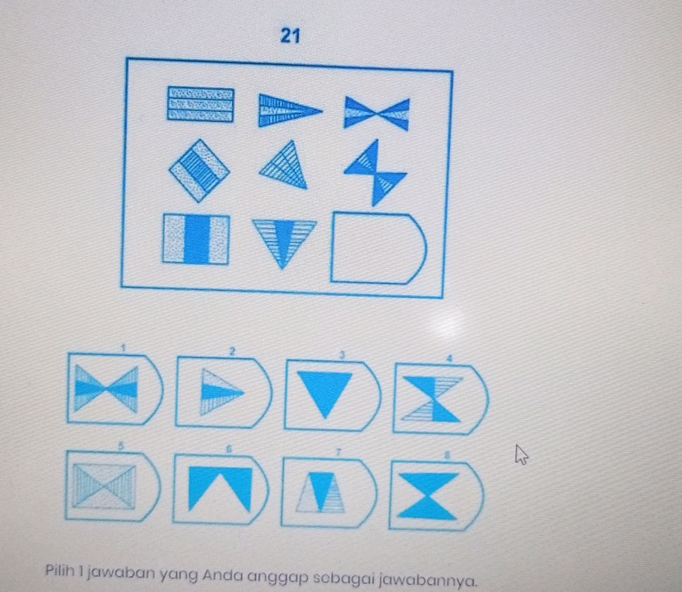 21 [Image of a 3x3 grid of shapes] 1. | StudyX