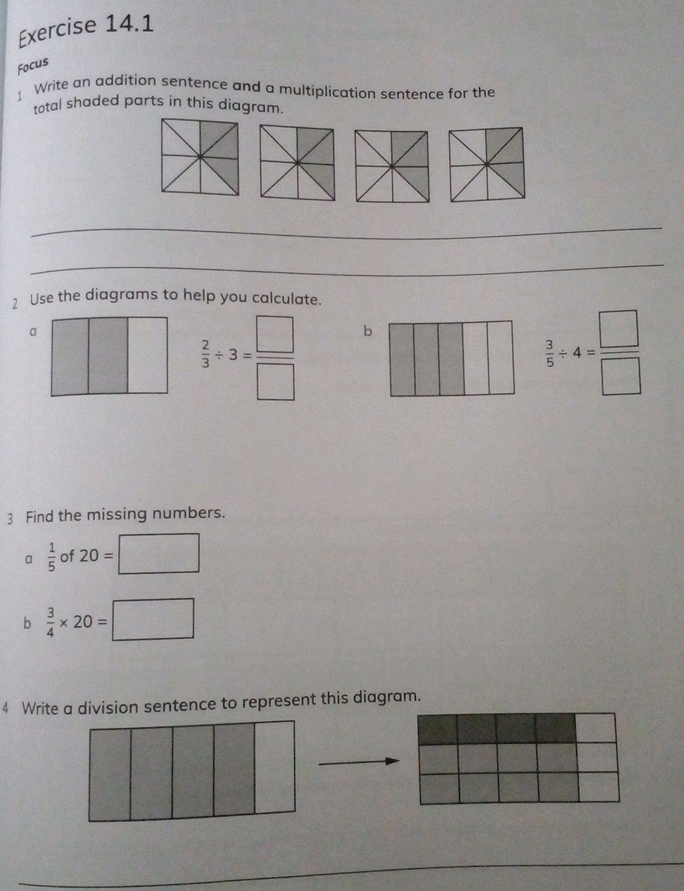 1 Write an addition sentence and a | StudyX