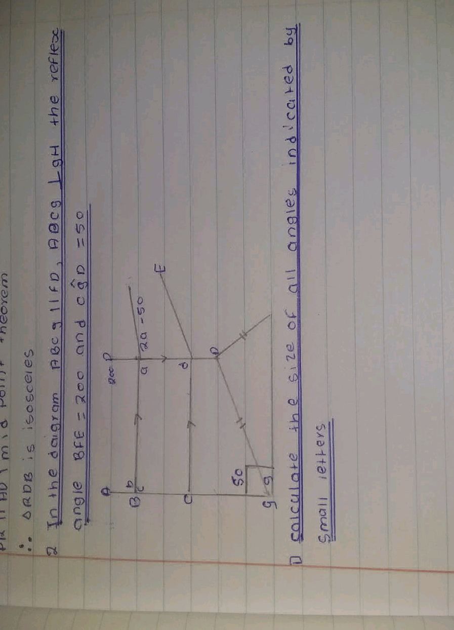2. In the diagram ABC || FD, ABCg ⊥gH the | StudyX