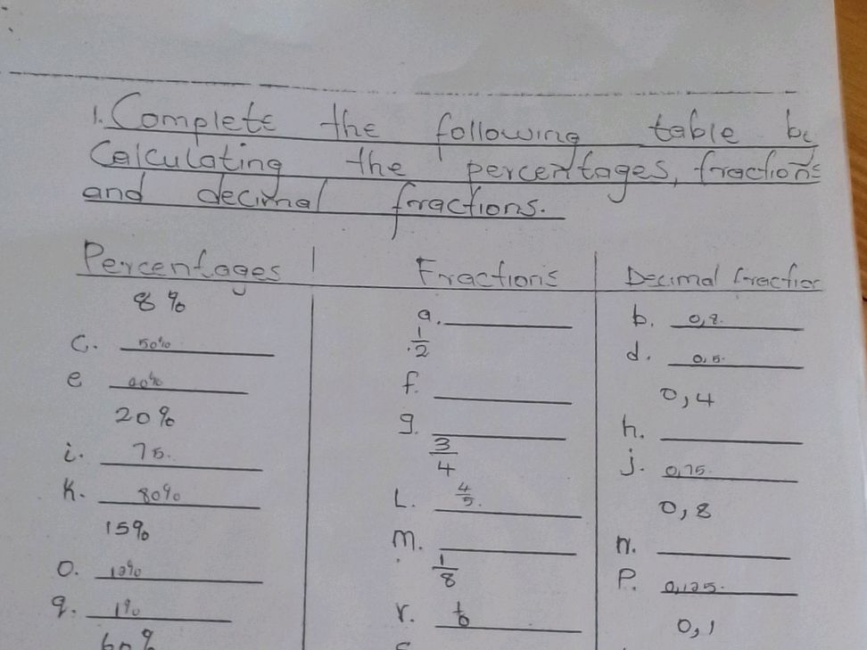 1. Complete the following table by | StudyX