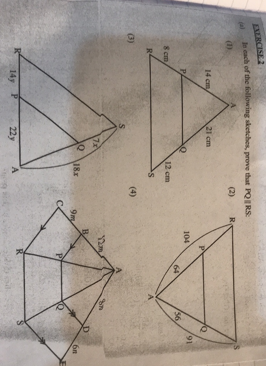 (a) In each of the following sketches, prove | StudyX