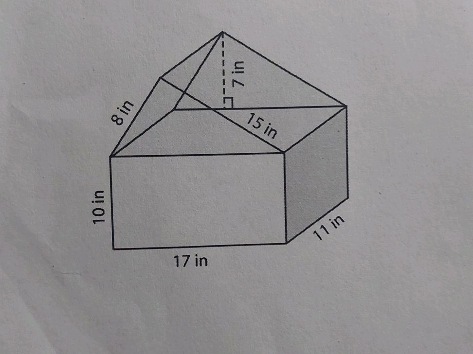 The image shows a composite 3D shape, a | StudyX