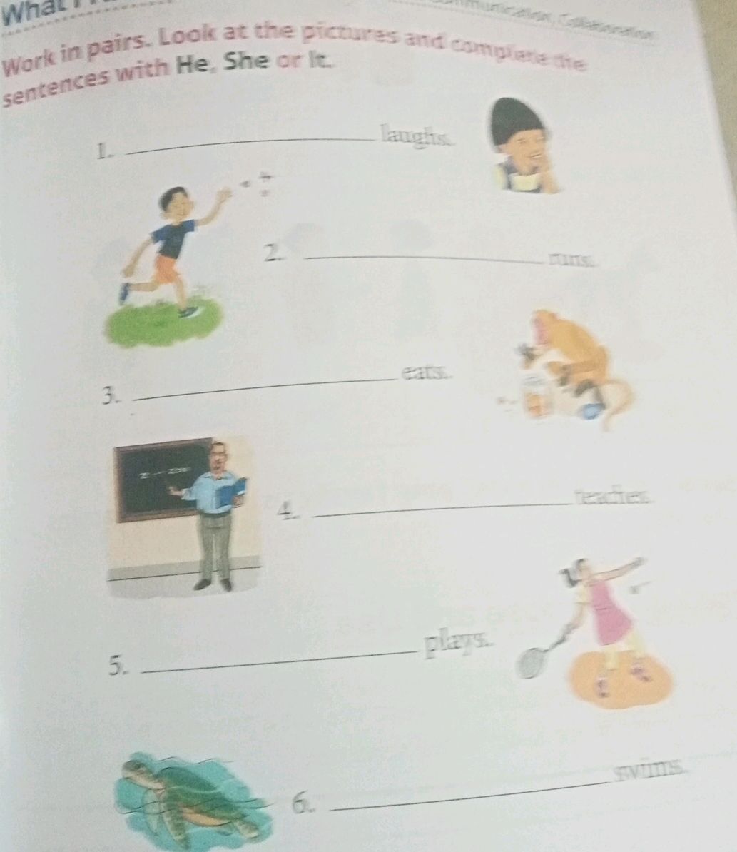 Work in pairs. Look at the pictures and | StudyX