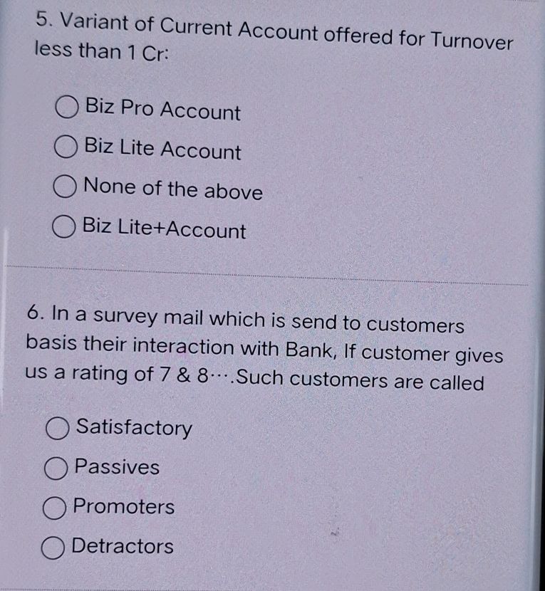 5. Variant of Current Account offered for | StudyX