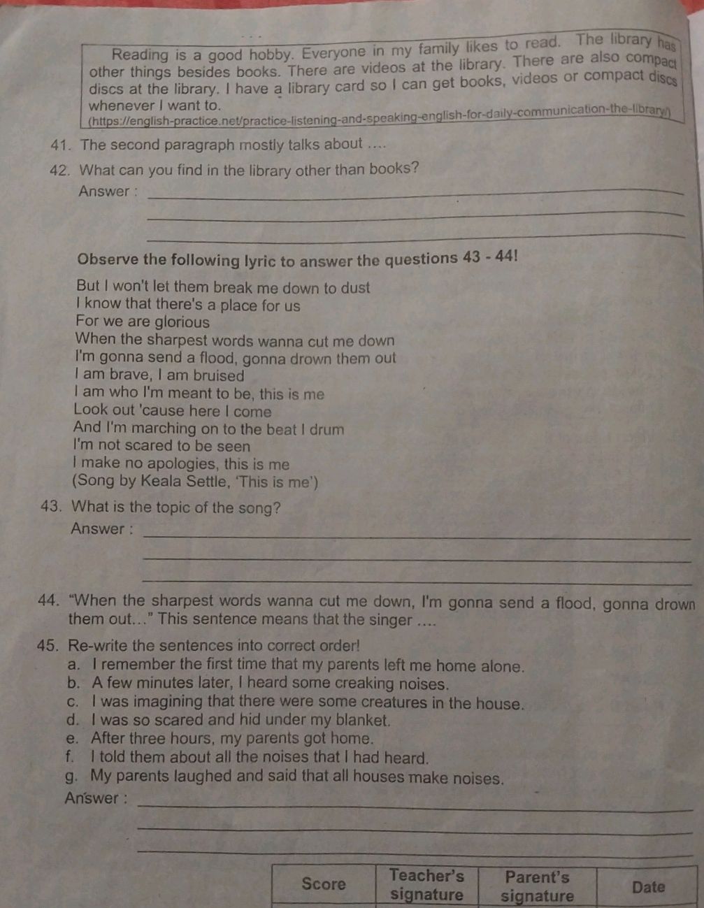 41. The second paragraph mostly talks about | StudyX