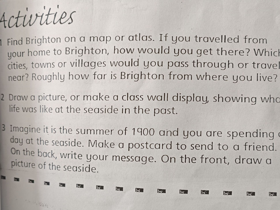 1 Find Brighton on a map or atlas. If you | StudyX