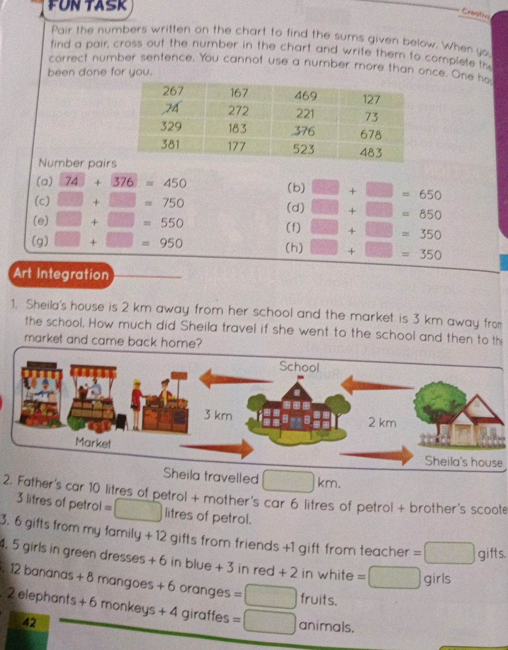 Pair the numbers written on the chart to | StudyX