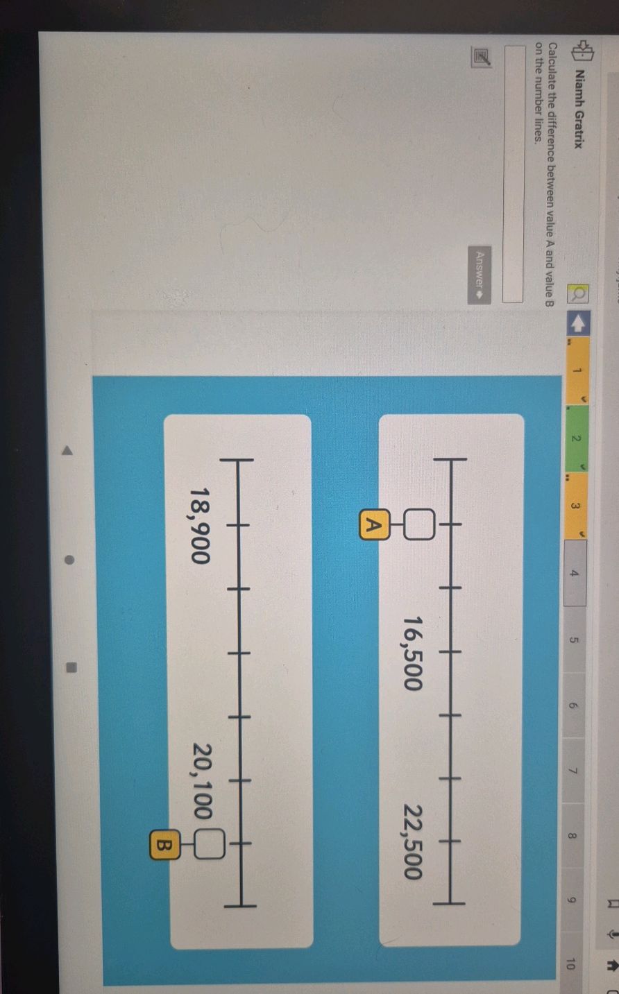 Calculate the difference between value A and | StudyX