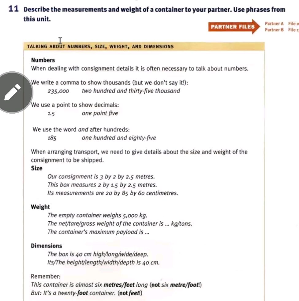 11 Describe the measurements and weight of a | StudyX