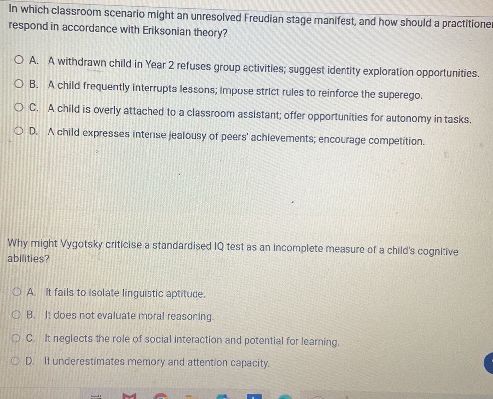 In which classroom scenario might an | StudyX