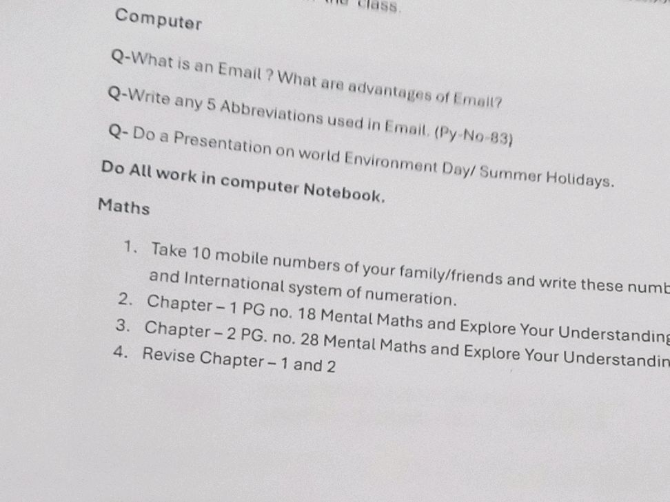 Q-What is an Email ? What are advantages of | StudyX