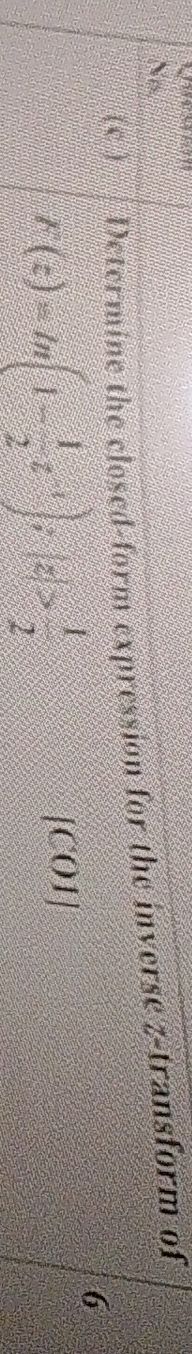Determine the closed-form expression for the | StudyX