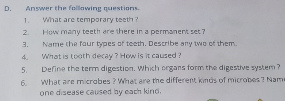 Answer the following questions. 1. What are | StudyX