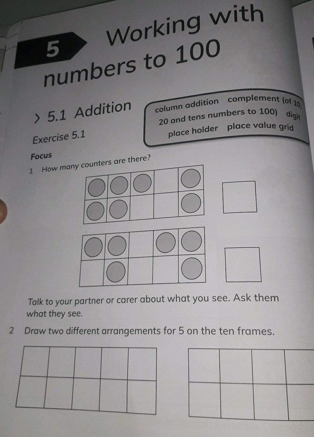 1 How many counters are there? 2 Draw two | StudyX