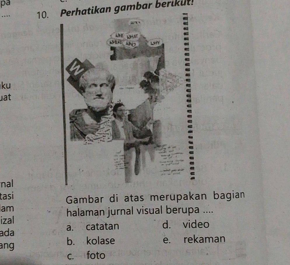 10. Perhatikan gambar berikut! Gambar di | StudyX