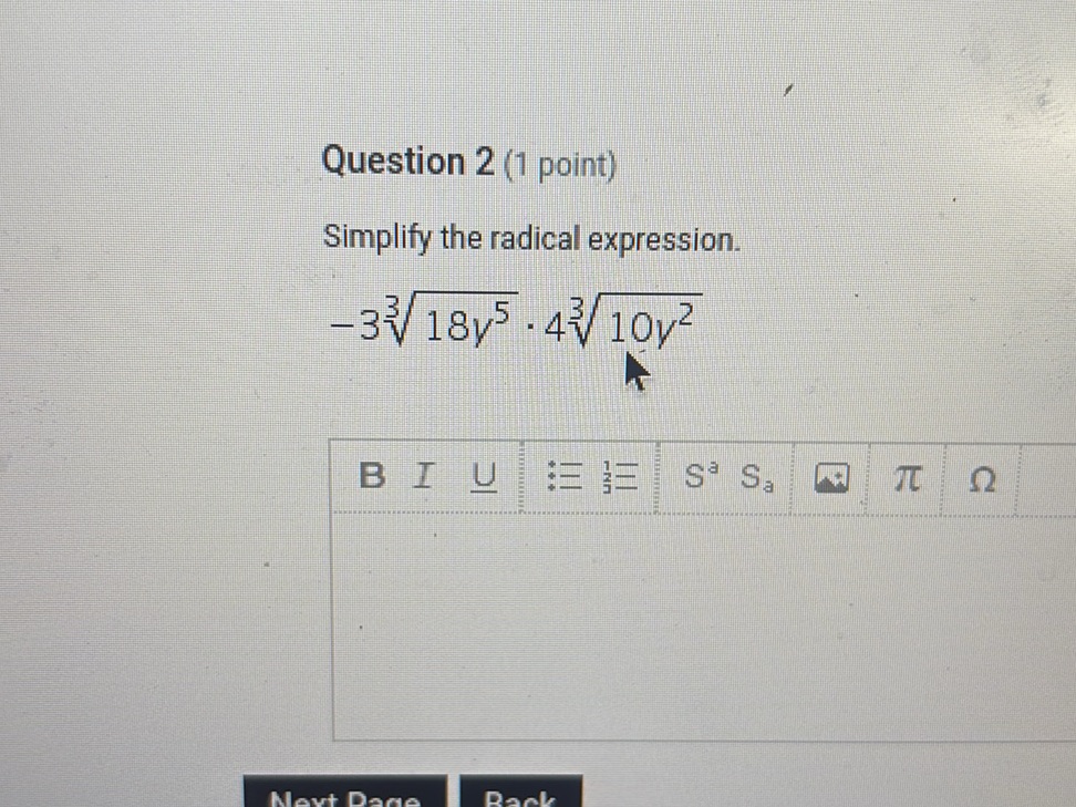 Simplify the radical expression. $-3 | StudyX
