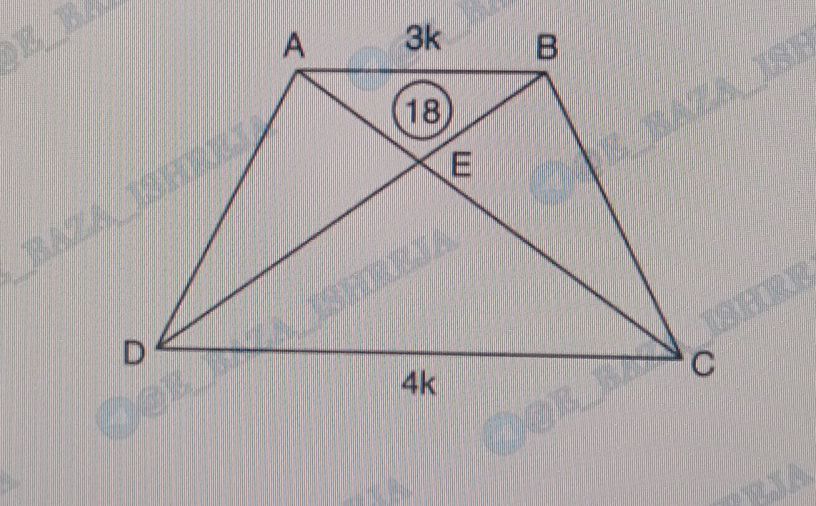 The image shows a trapezoid with some | StudyX