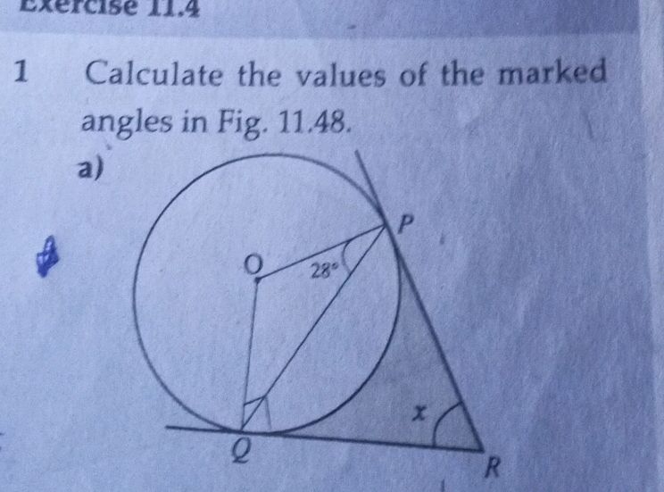 Calculate the values of the marked angles in | StudyX