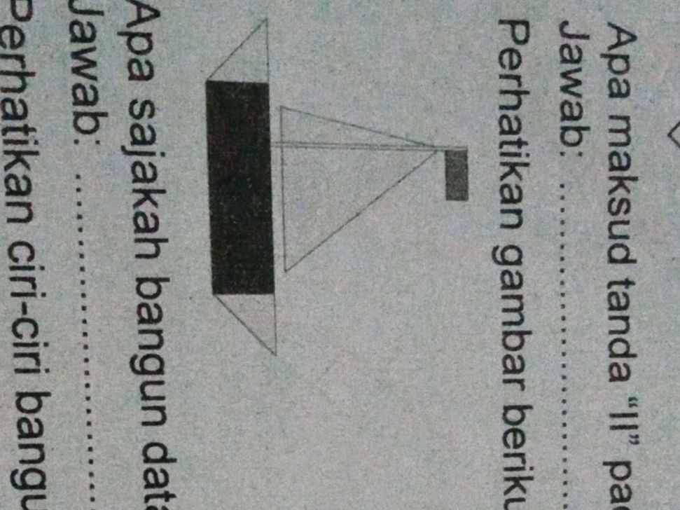 Apa maksud tanda "II" pada Jawab: ... | StudyX