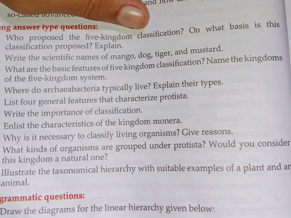 Who proposed the five-kingdom | StudyX