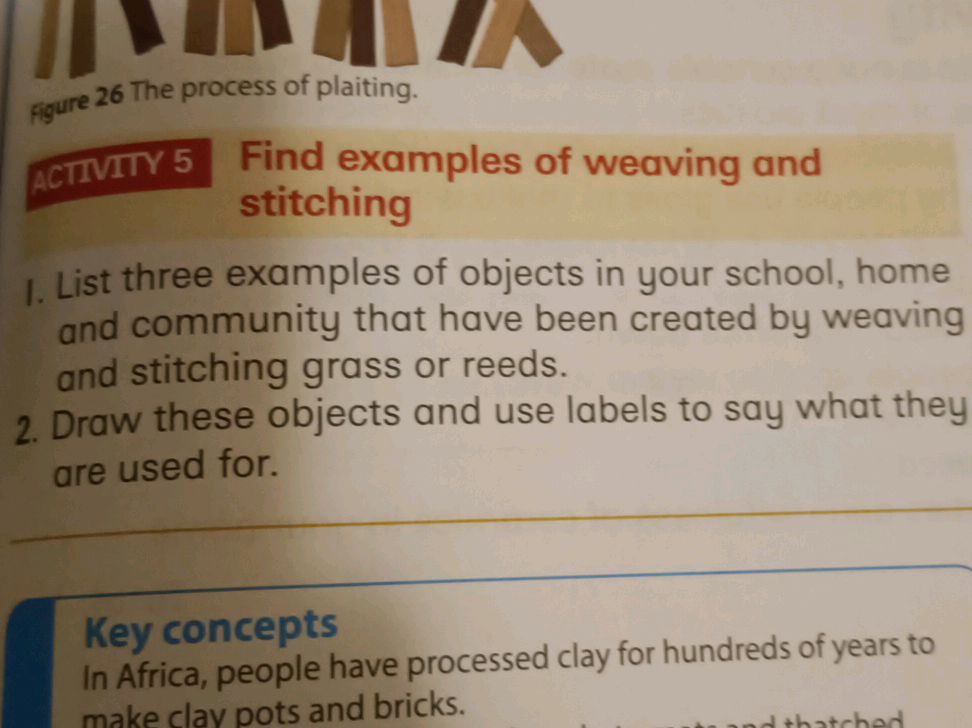 1. List three examples of objects in your | StudyX