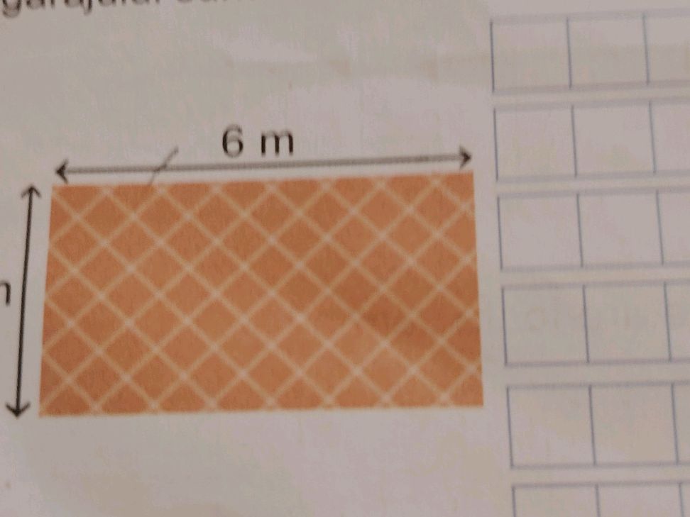The image shows a rectangle with a length of | StudyX