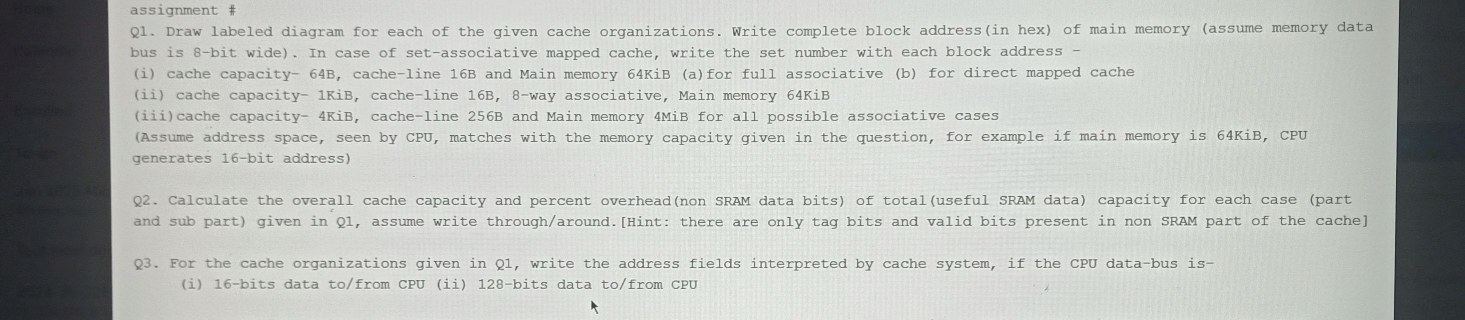 Q1. Draw labeled diagram for each of the | StudyX