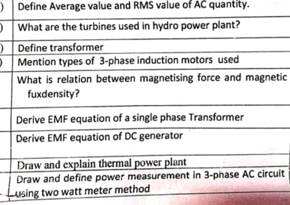 Define Average value and RMS value of AC | StudyX