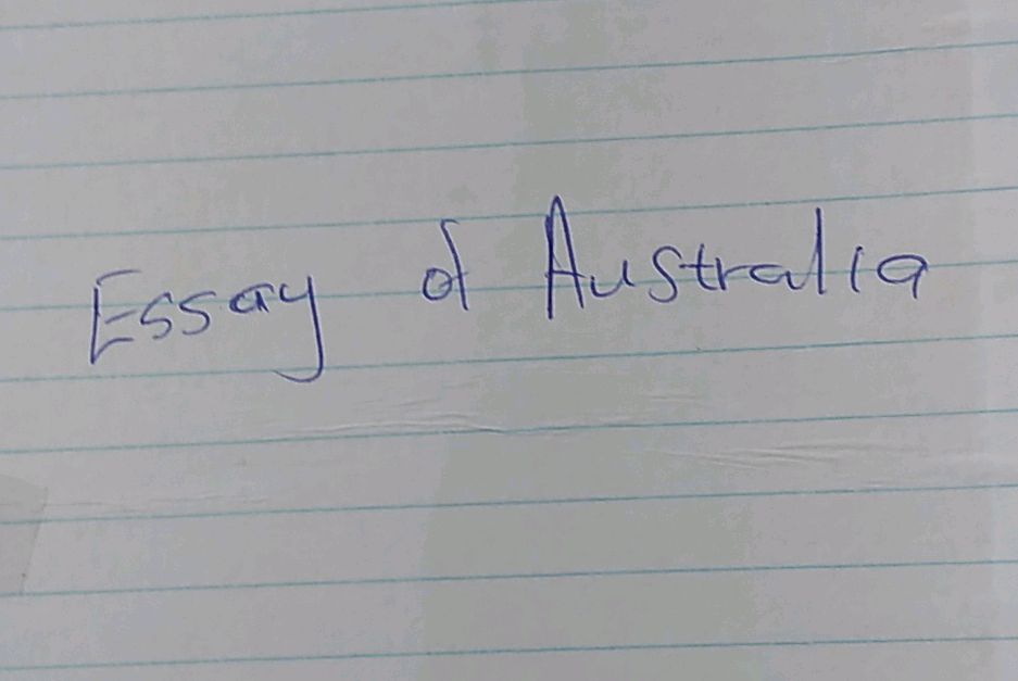 Essay on Australia | StudyX
