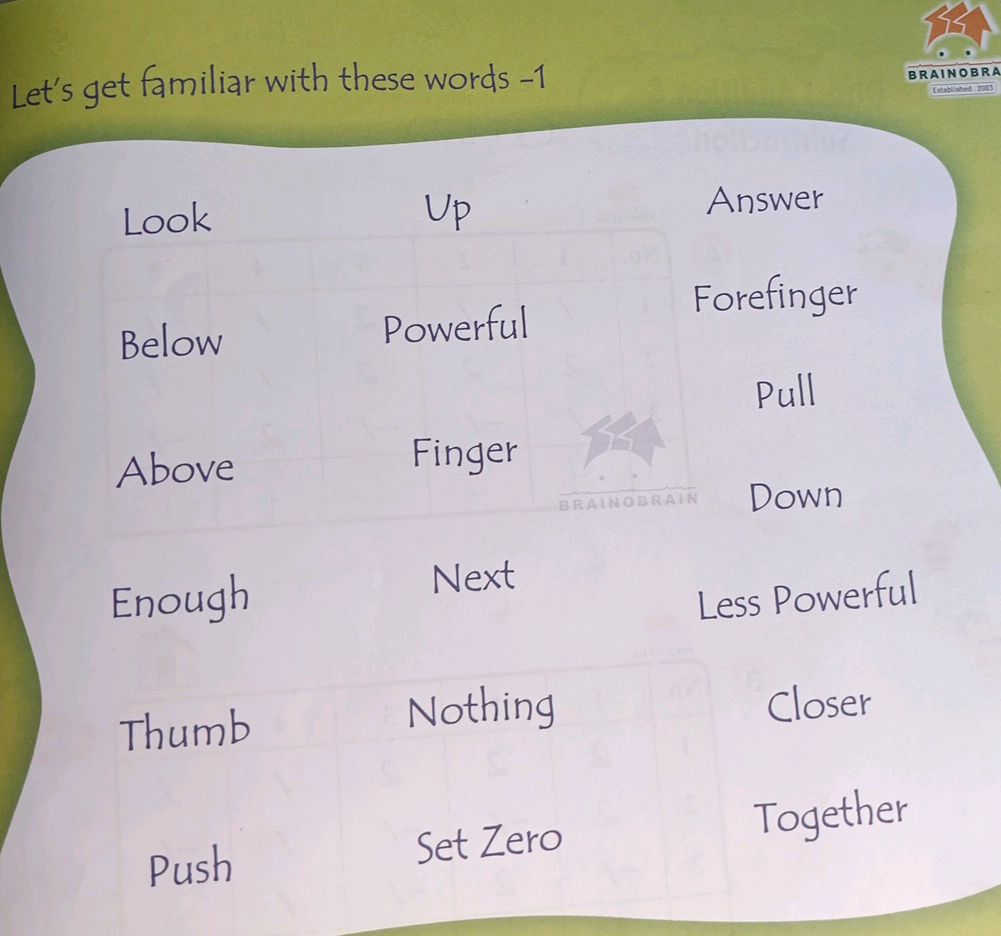 Let's get familiar with these words -1 Look | StudyX