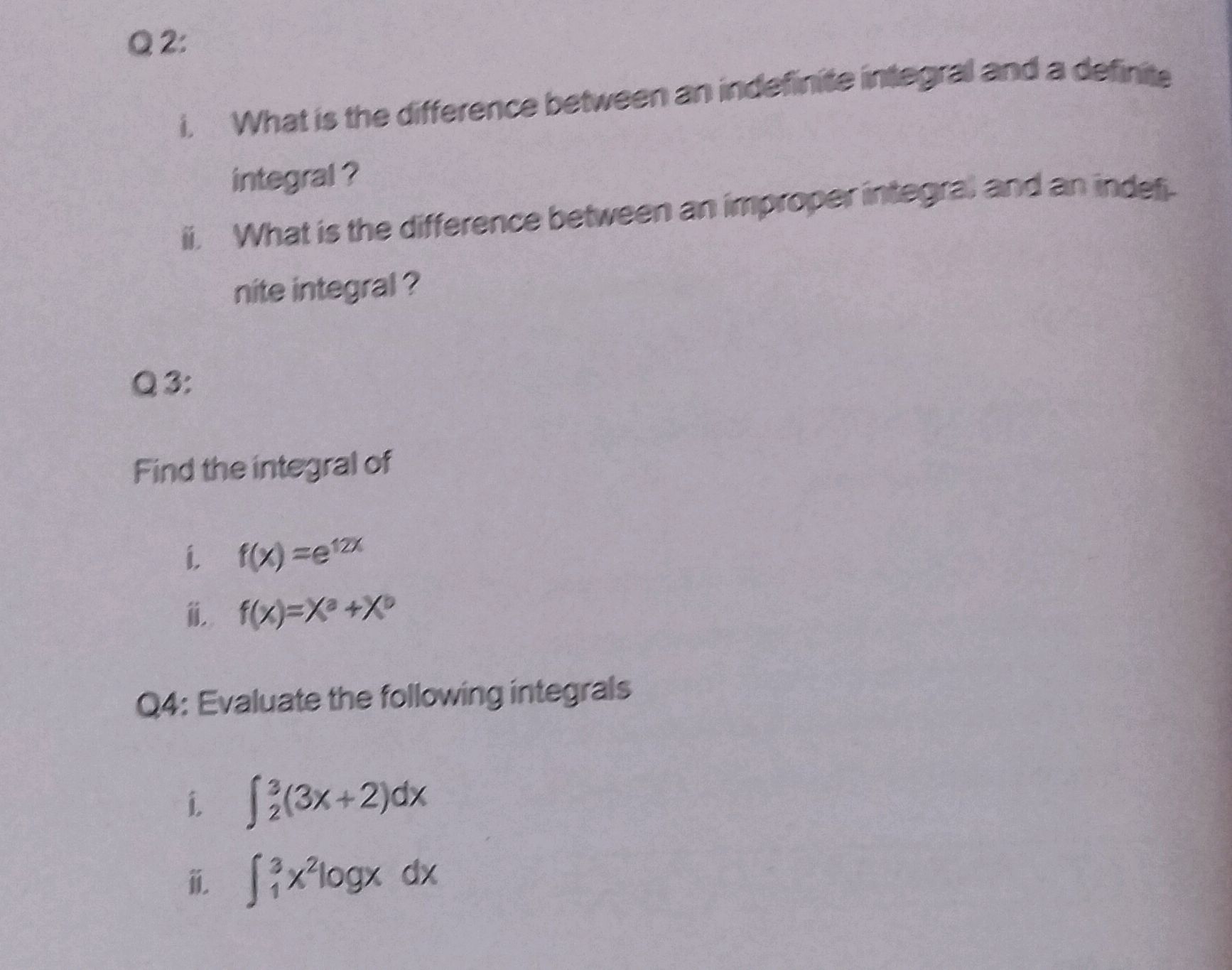 Q2: i. What is the difference between an | StudyX