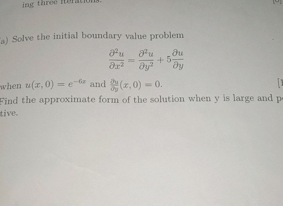 (a) Solve the initial boundary value problem | StudyX