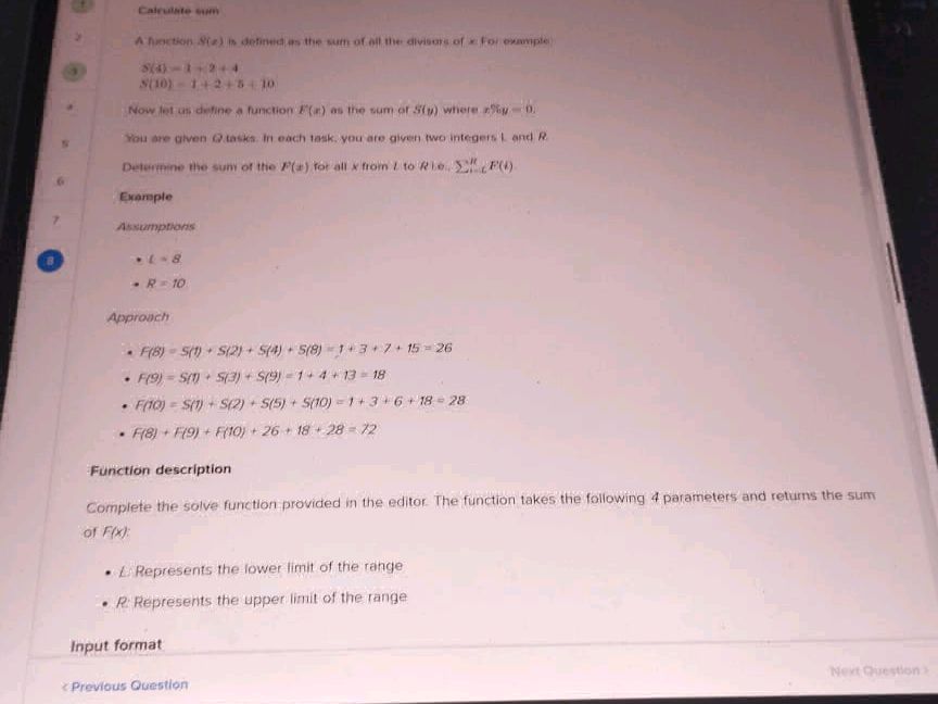 A function $S(x)$ is defined as the sum of | StudyX