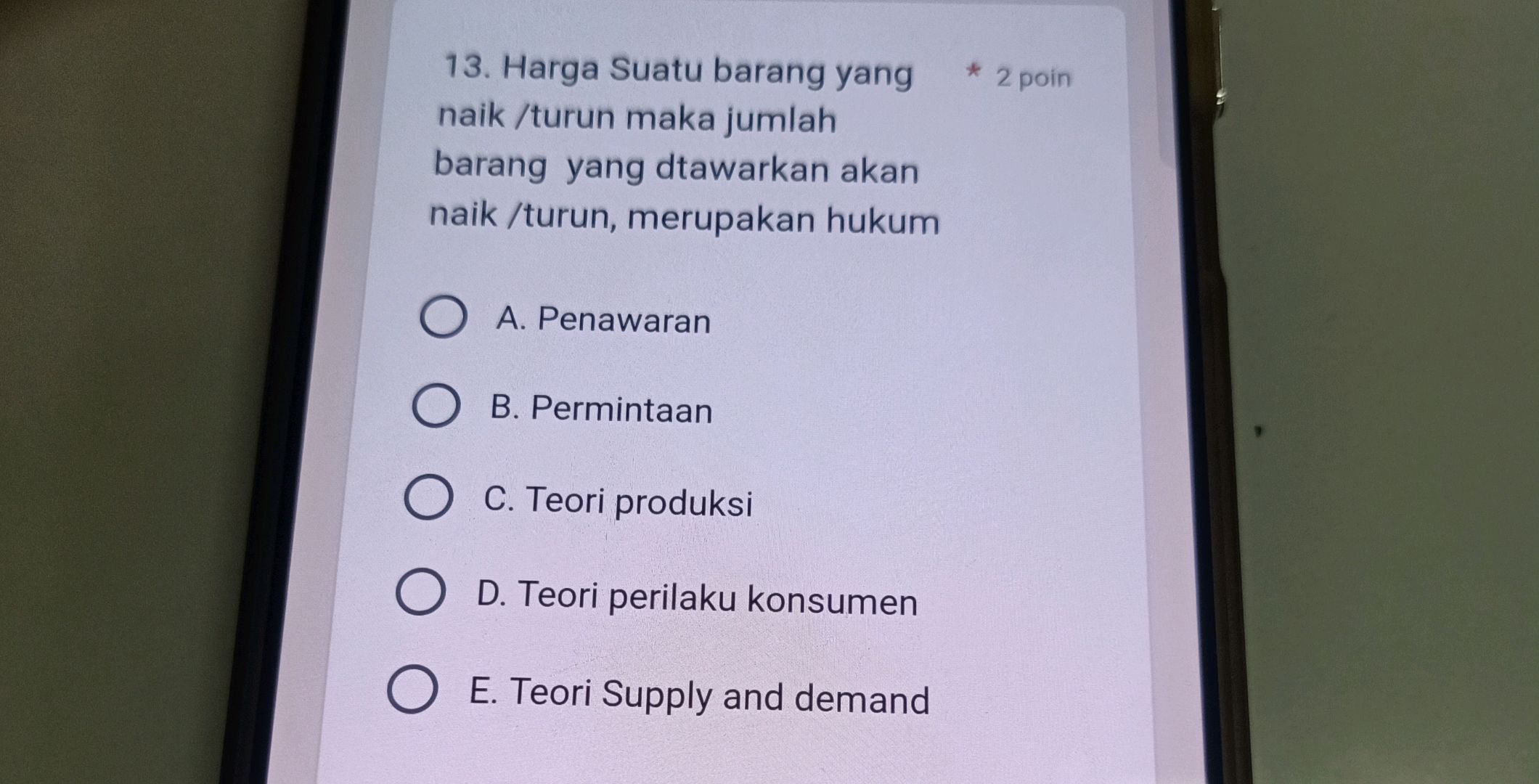 13. Harga Suatu barang yang naik / turun | StudyX