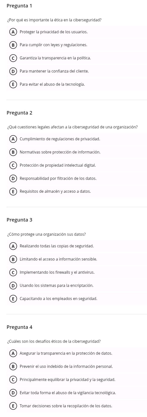 Pregunta 1 ¿Por qué es importante la ética | StudyX
